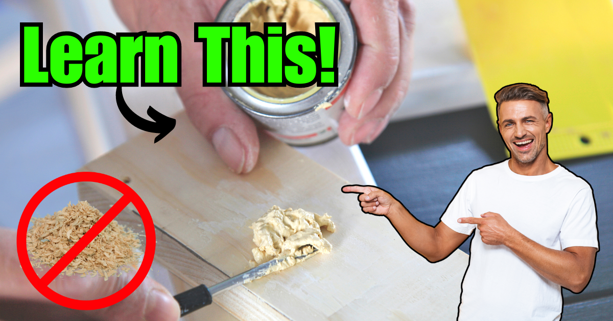 Make DIY Wood Filler Without Sawdust in 6 EASY Steps!