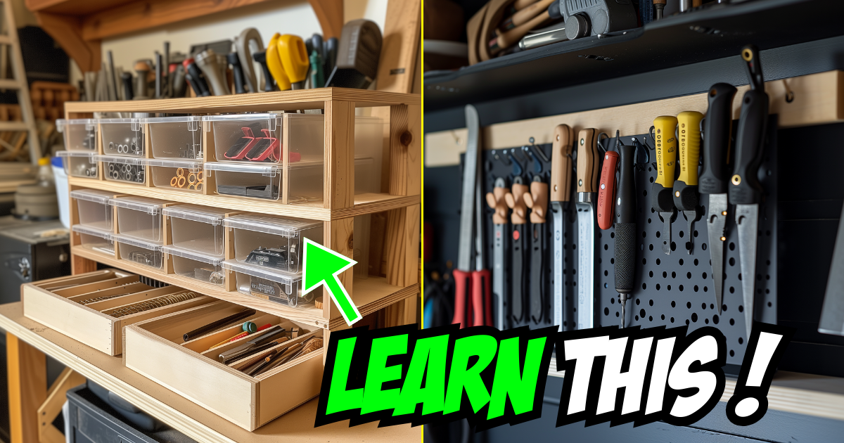 7 Genius Workshop Organization Hacks For Woodworkers