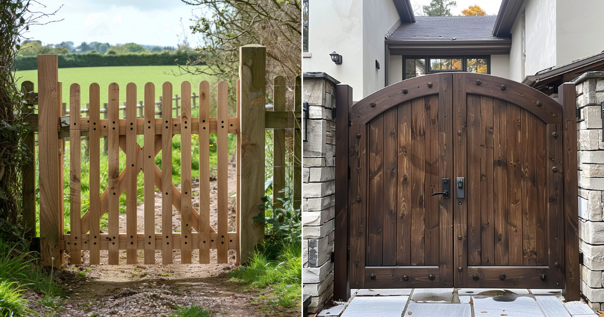 TOP 10 DIY Wooden Gate Designs and Ideas (Must-Try!)