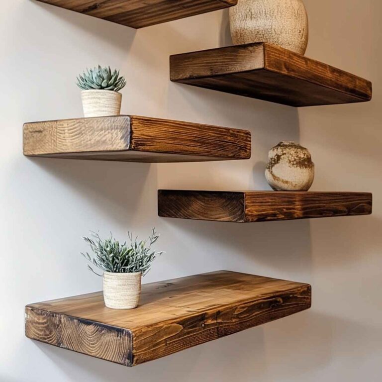 15 Creative DIY Wooden Shelf Designs for Every Room