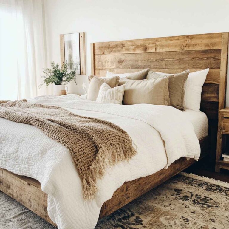 10 Rustic DIY Wooden Bed Frame Ideas for a Cozy, Handmade Touch
