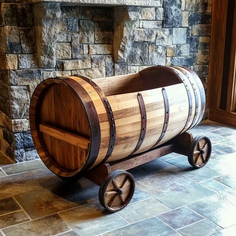 10 DIY Wooden Bar Cart Ideas for Every Style - WoodWorkly