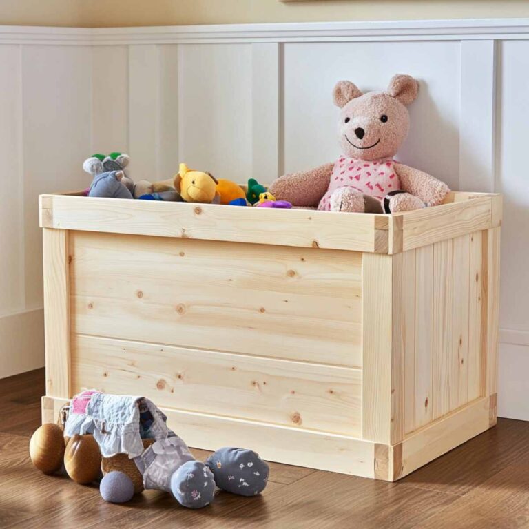 7 DIY Wooden Toy Box Ideas to Organize and Beautify Your Kids' Room
