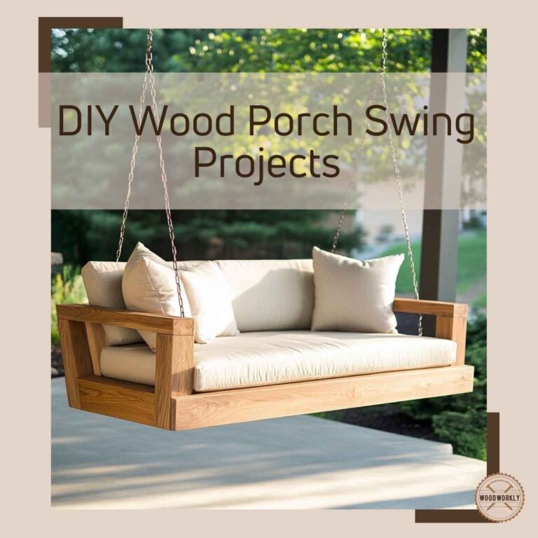 9 Beautiful DIY Wood Porch Swing Projects for Your Outdoor Space