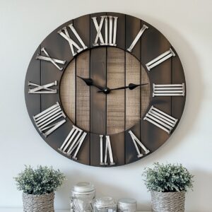 11 Timeless Rustic Wooden Clock Designs to Enhance Your Home Decor