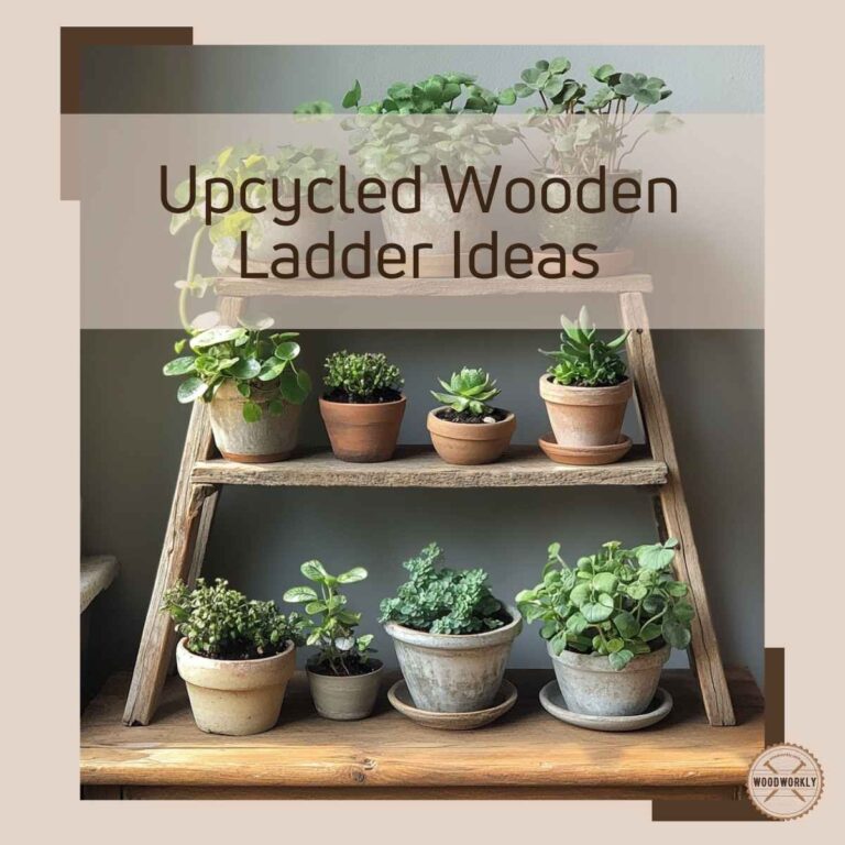 11 Creative Upcycled Wooden Ladder Ideas for Home Decor