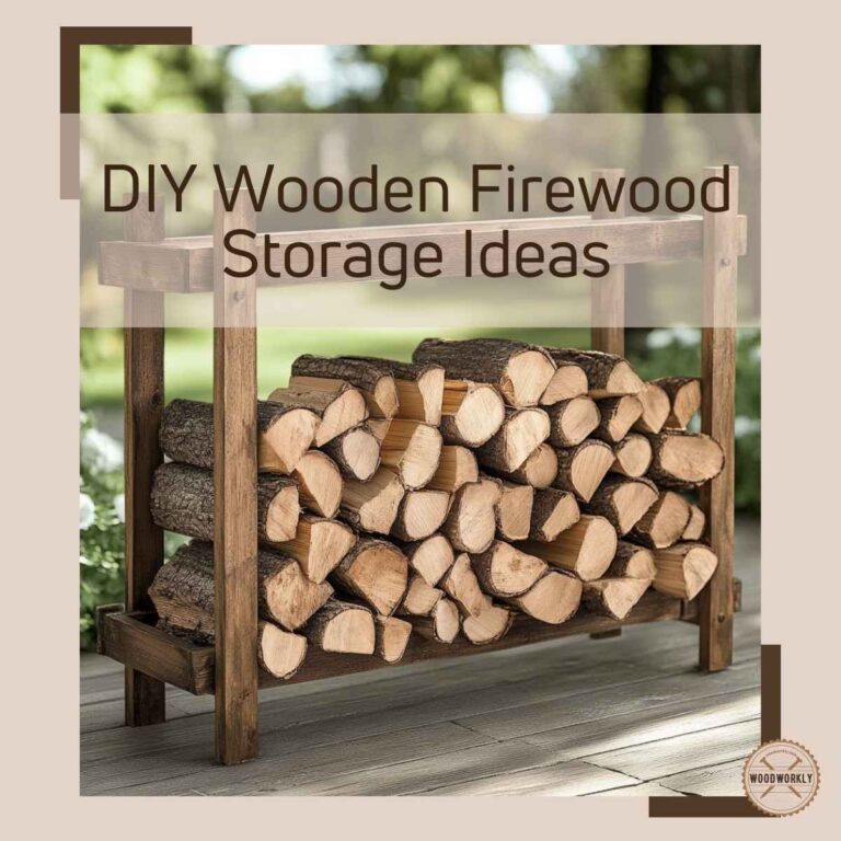 12 Space-Saving DIY Wooden Firewood Storage Ideas