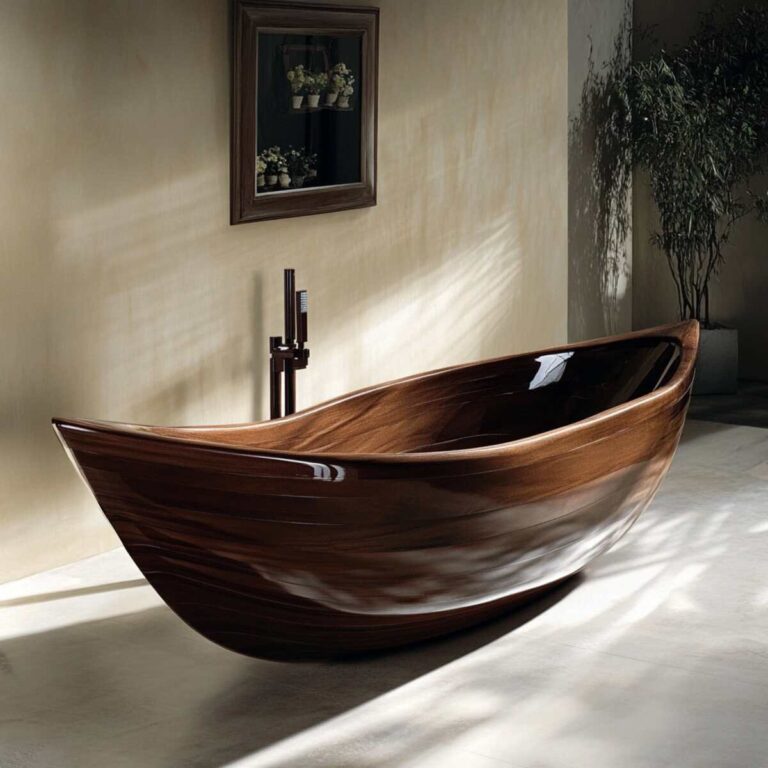 10 Luxurious DIY Wooden Bathtub Ideas for Spa-Like Bathrooms