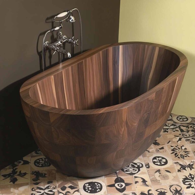 10 Luxurious DIY Wooden Bathtub Ideas for Spa-Like Bathrooms