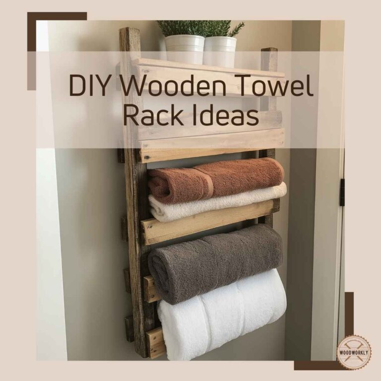 12 DIY Wooden Towel Rack Ideas for Every Bathroom Style