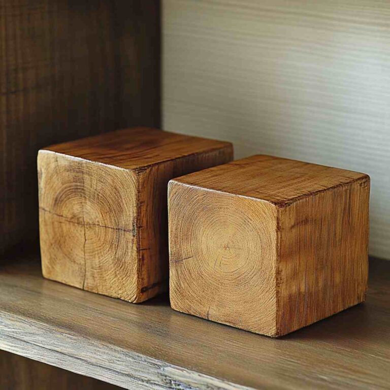 10 Simple DIY Wooden Bookend Ideas You’ll Love