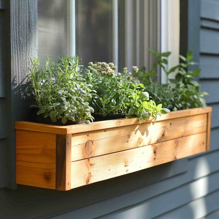 7 Stylish Wooden Window Box Ideas for Herbs, Flowers, and More