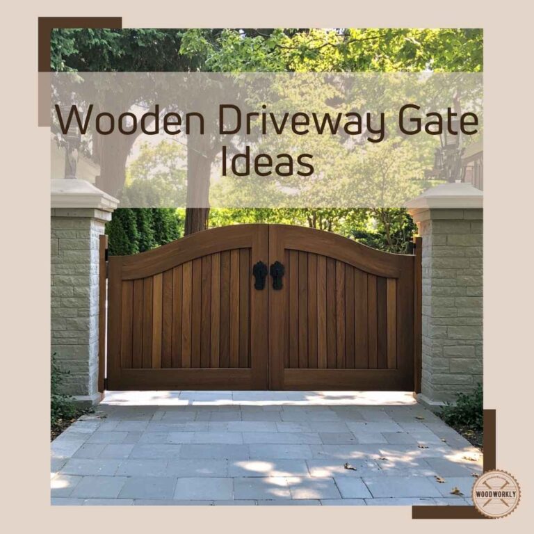 12 Charming Wooden Driveway Gate Ideas for a Welcoming Entrance