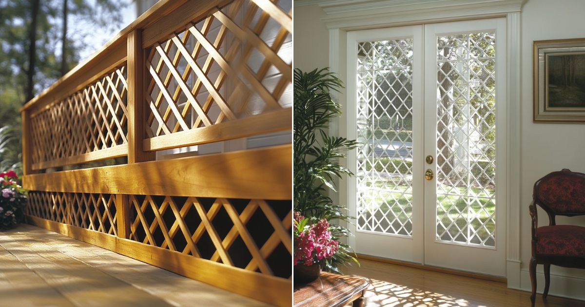 10 Beautiful DIY Wooden Lattice Ideas for Stylish Home and Garden