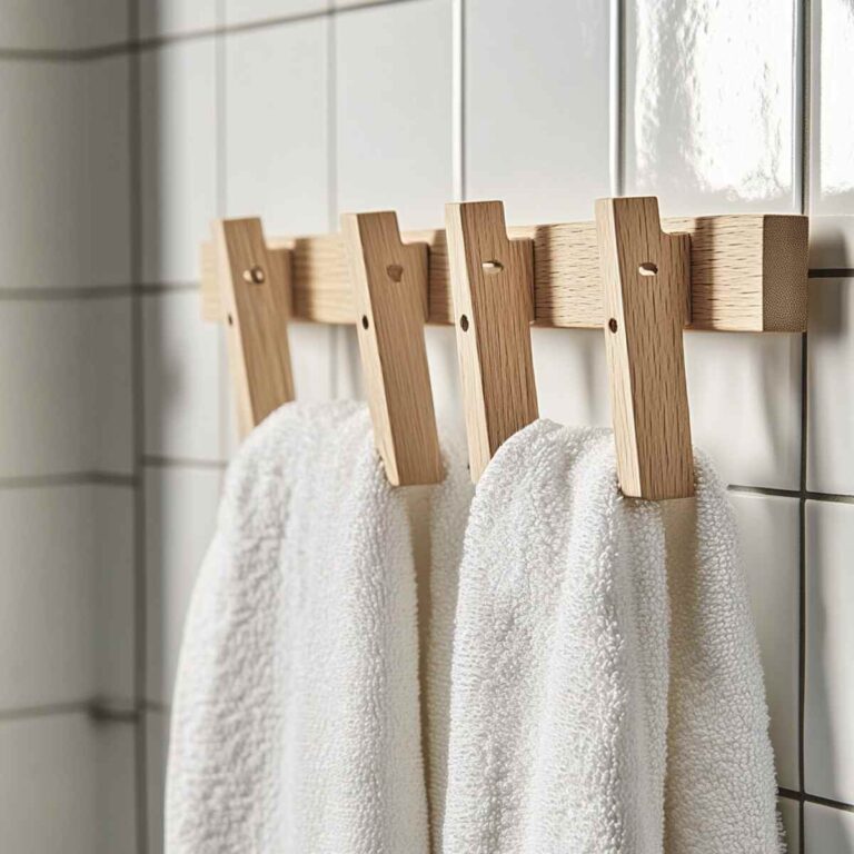 12 DIY Wooden Towel Rack Ideas for Every Bathroom Style