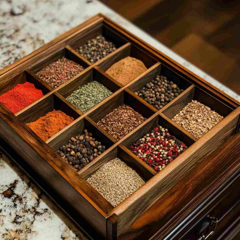 11 Beautiful DIY Wooden Spice Rack Ideas to Organize Your Kitchen